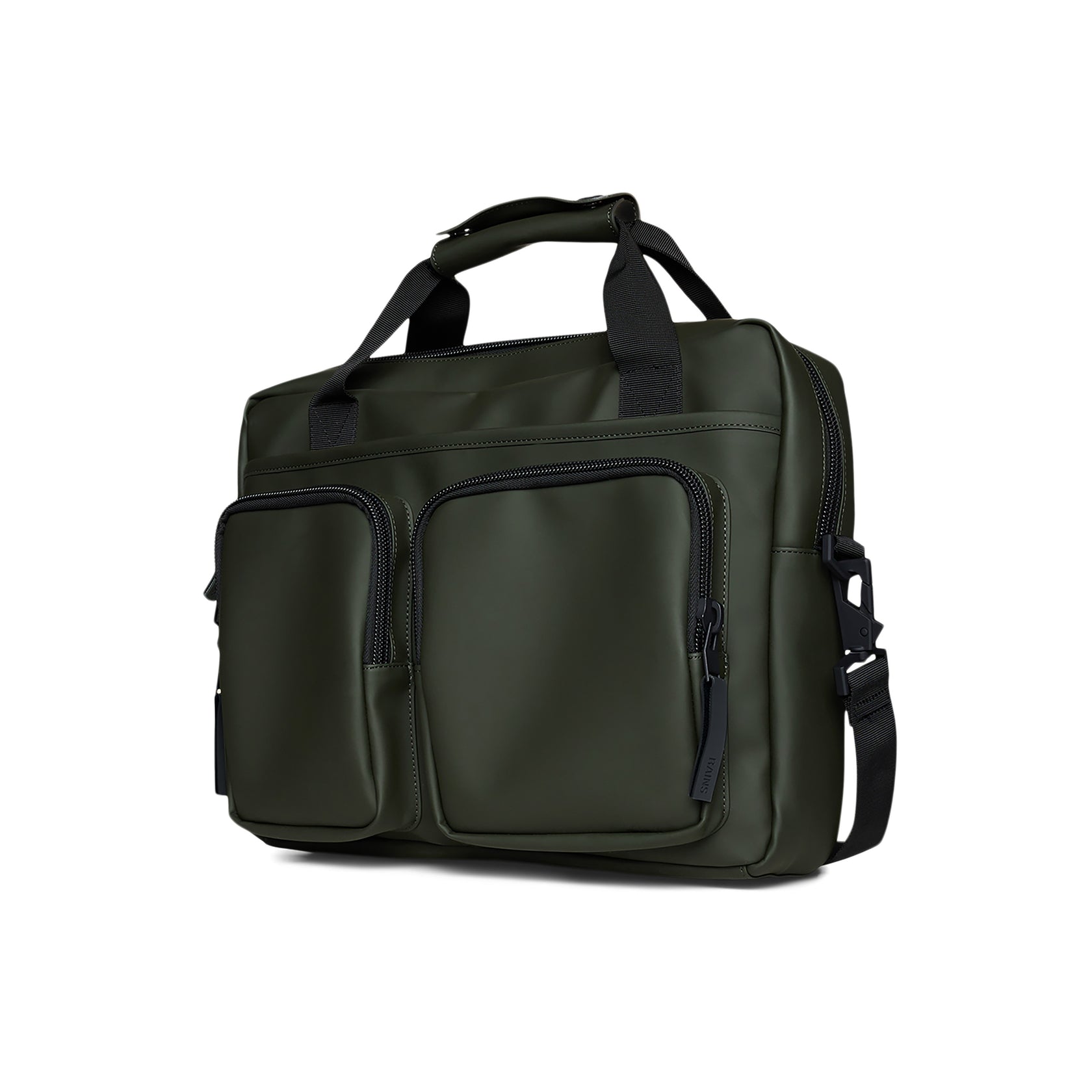 Rains Texel Tech Bag, Green – Goodnotes.no